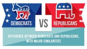Difference between Democratic and Republican Party, with Similarities